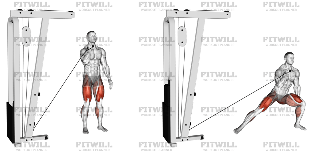 Cable Lateral Lunge (VERSION 2): Guide, Techniques, Benefits, How to ...