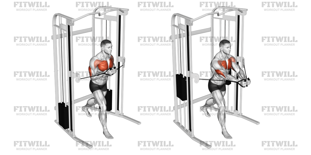 Cable Standing Close Press: Exercise Guide, Video, Techniques, Benefits ...
