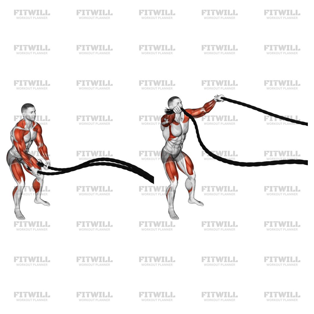 Battling Ropes Inside Circle: Exercise Guide, Techniques, Benefits, How ...