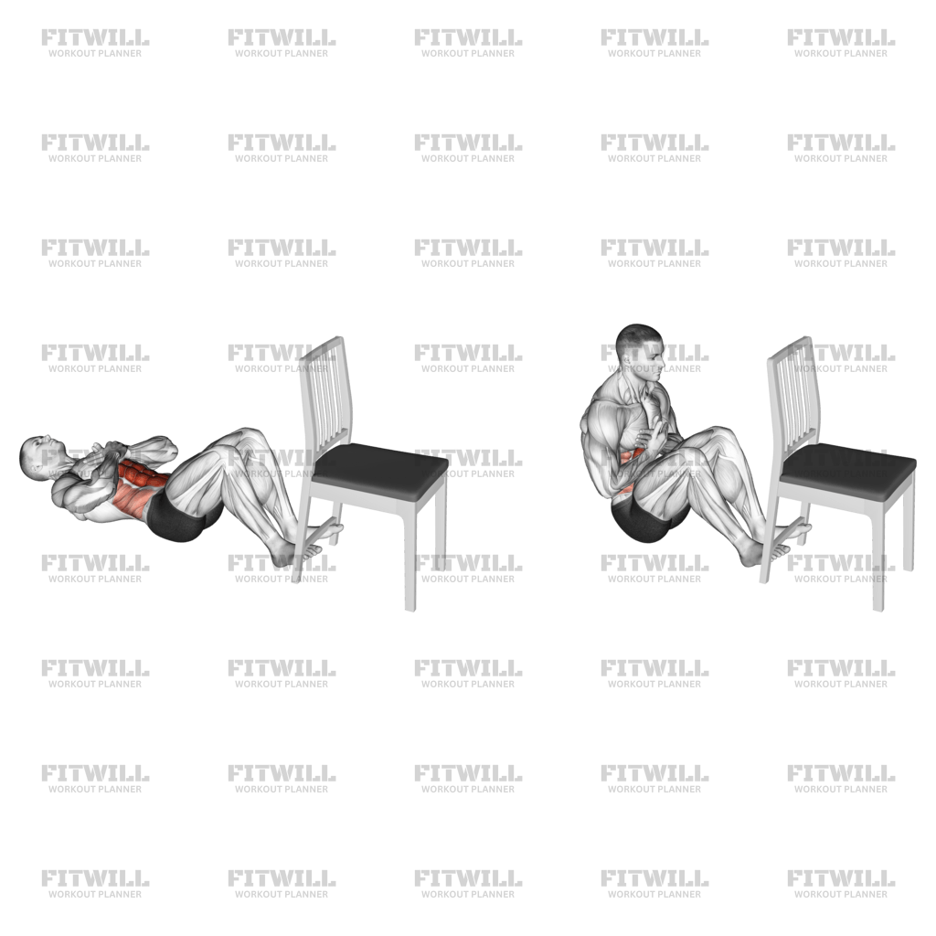 Sit Up With Chair Assisted: Exercise Guide, Video, Techniques, Benefits ...
