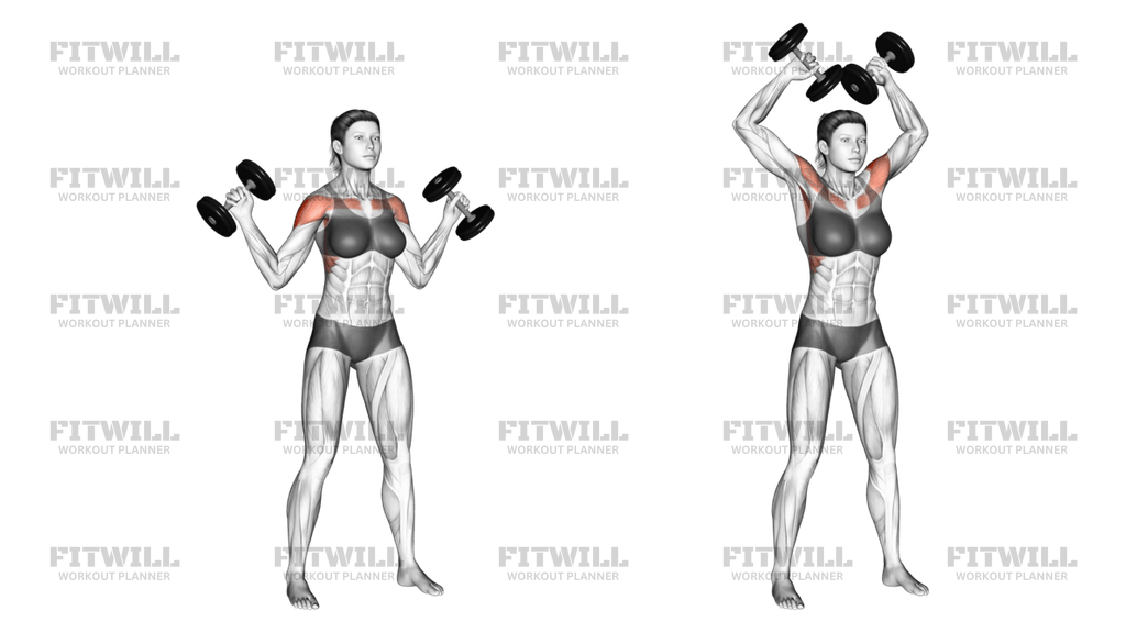 Dumbbell W Press: Exercise Guide, Techniques, Benefits, How to, Muscles ...