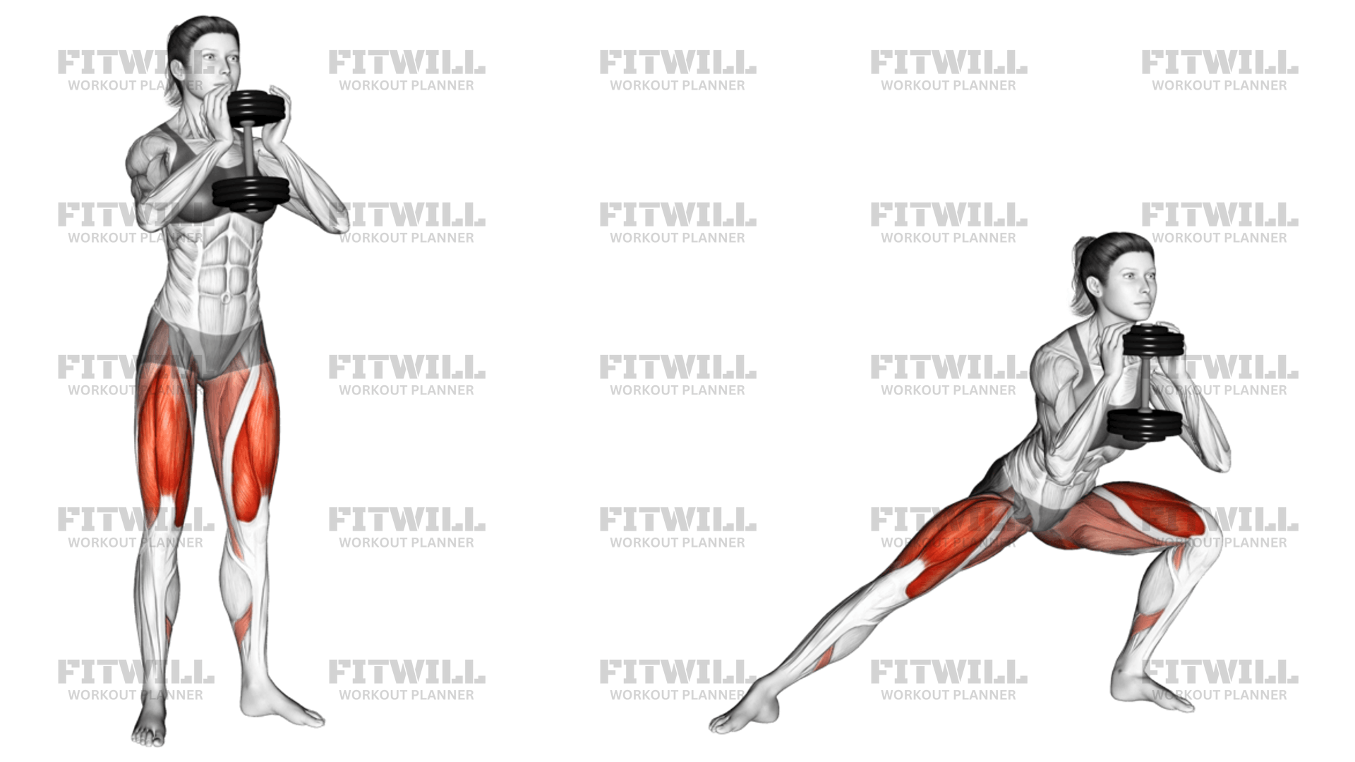 Avanço Lateral Com Halteres (VERSÃO 3): Guia de Exercícios, Vídeo ...