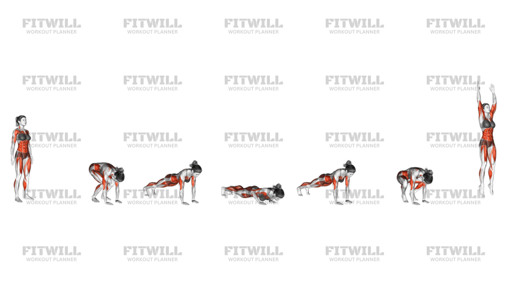Burpee With Push-up: Exercise Guide, Techniques, Benefits, How to ...