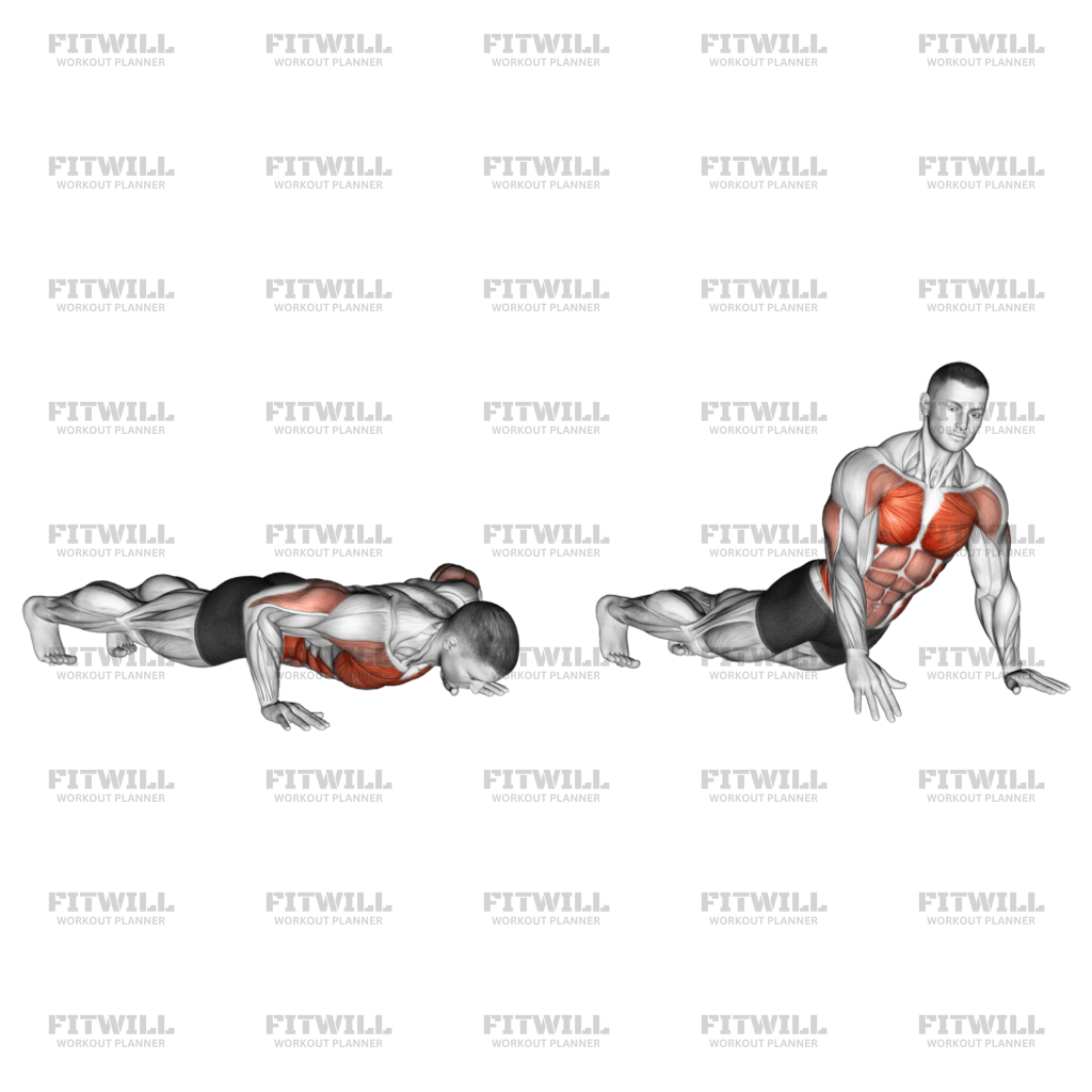 Twisting Push-up: Exercise Guide, Video, Techniques, Benefits, How to ...