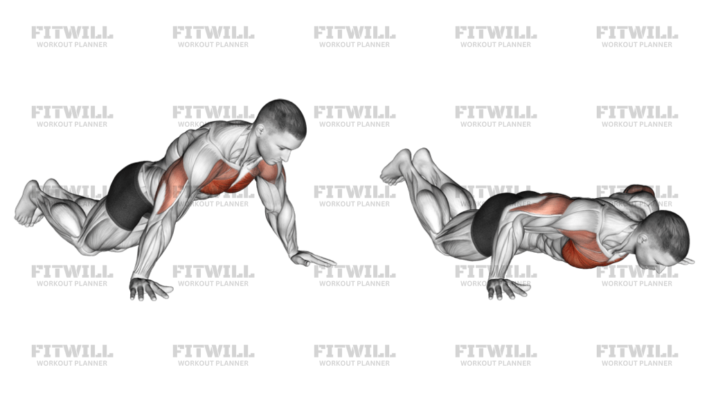 Kneeling Wide Hand Push-Up: Exercise Guide, Techniques, Benefits, How ...