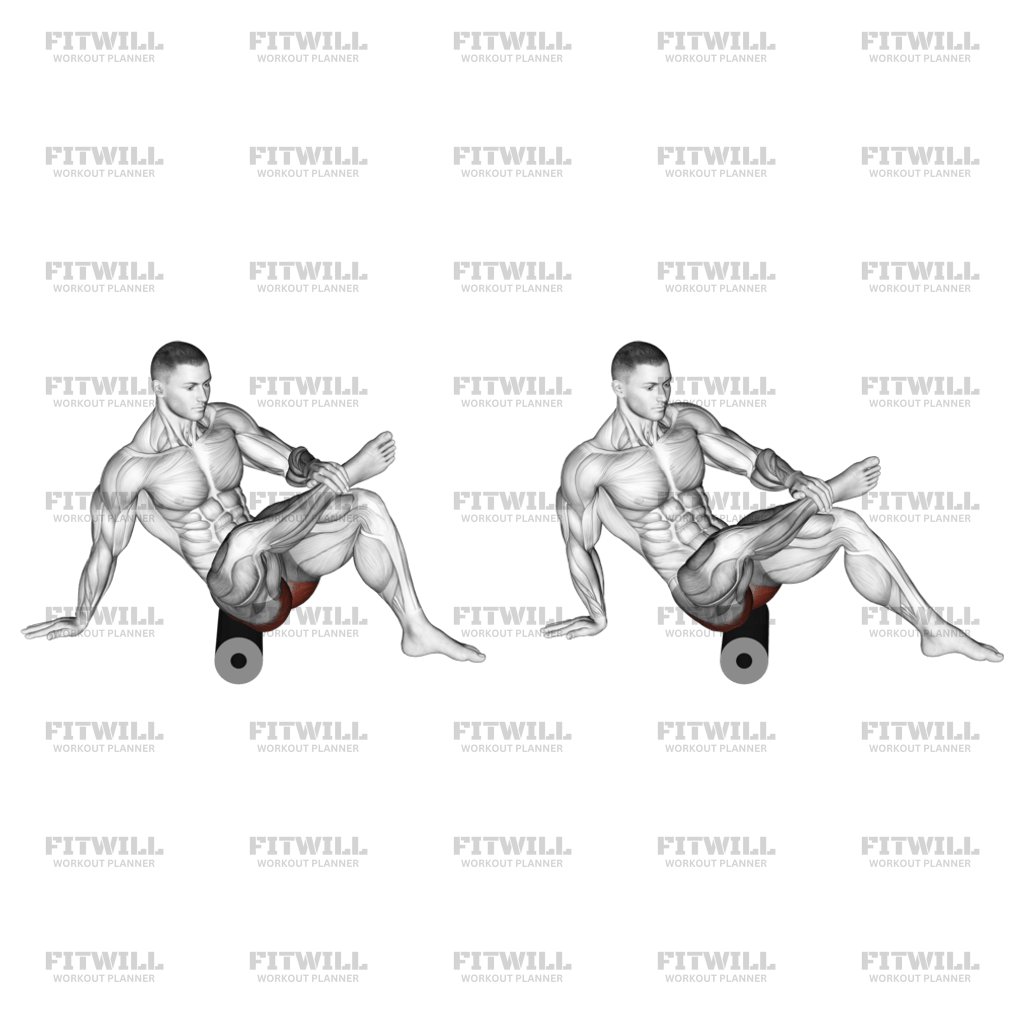 Roll Recumbent Hip External Rotator And Hip Extensor Stretch ...