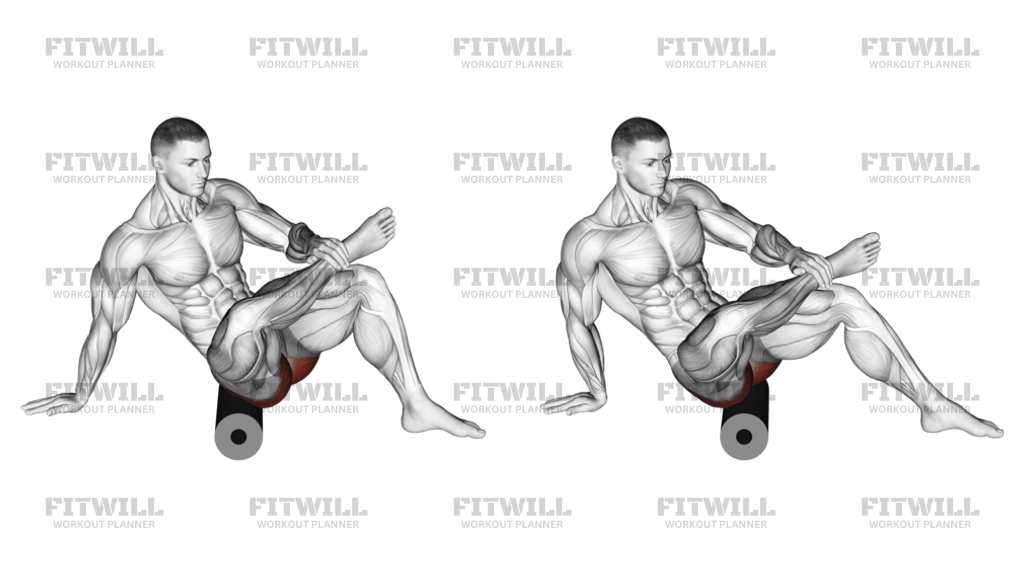 Roll Recumbent Hip External Rotator And Hip Extensor Stretch ...