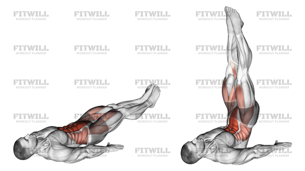 Lying Leg Lift With Hip Raise: Exercise Guide, Video, Techniques ...