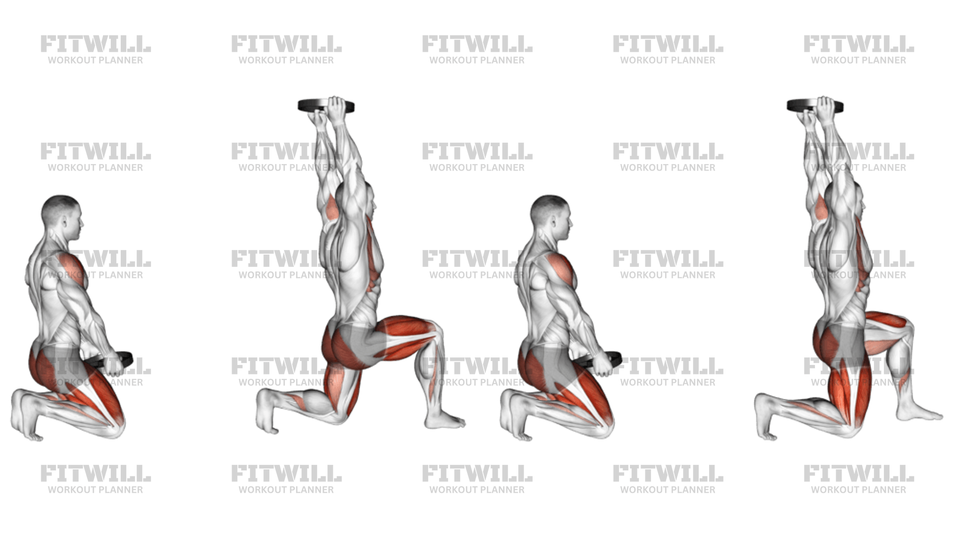 Weighted Kneeling Step With Swing: Exercise Guide, Techniques, Benefits ...