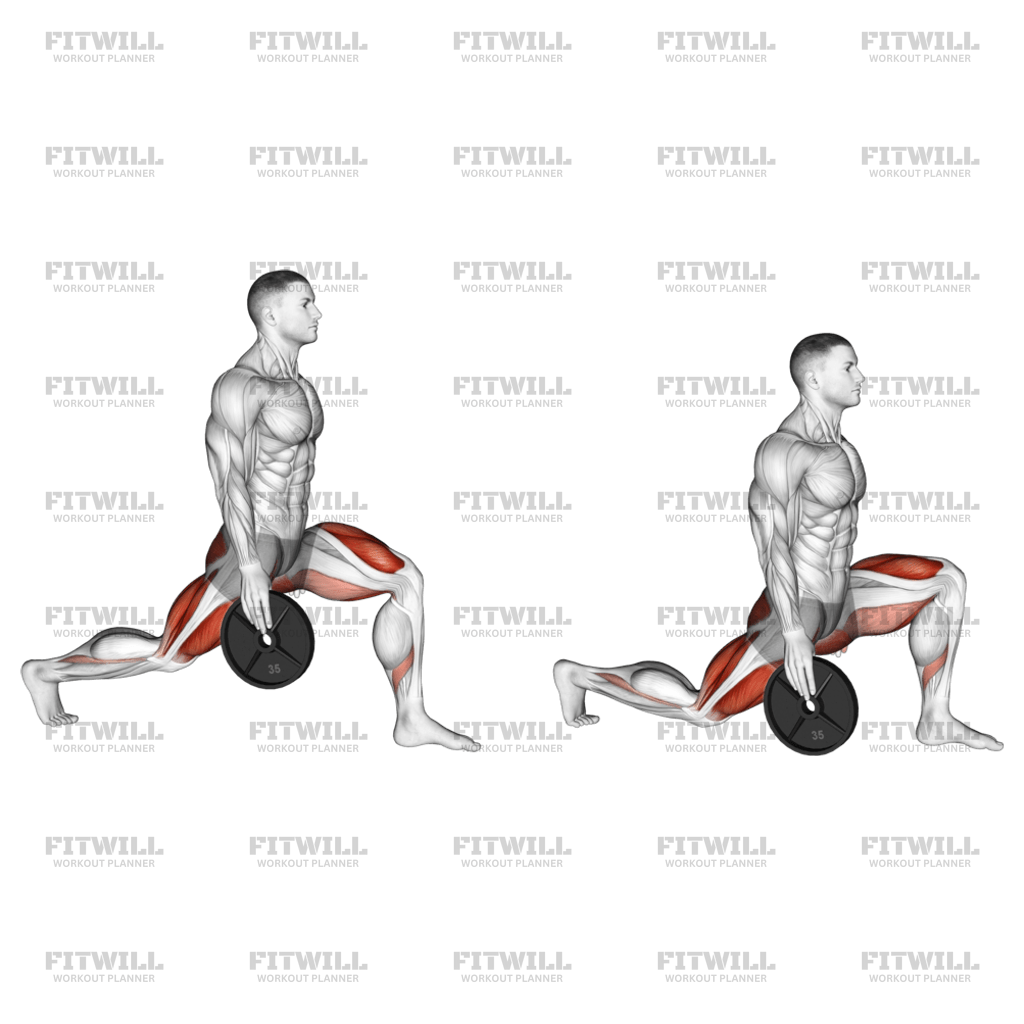 Weighted Stretch Lunge: Exercise Guide, Video, Techniques, Benefits ...