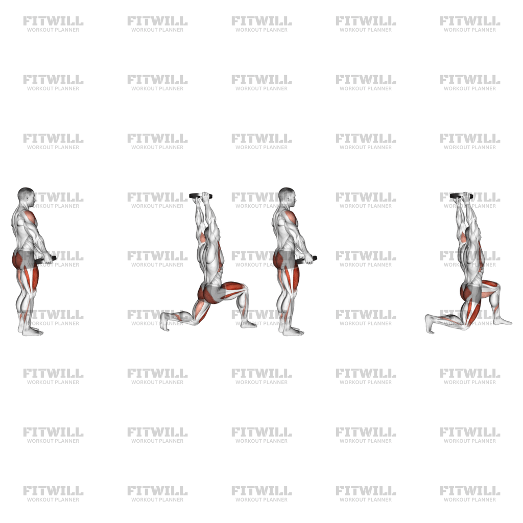 Weighted Lunge With Swing: Exercise Guide, Video, Techniques, Benefits ...