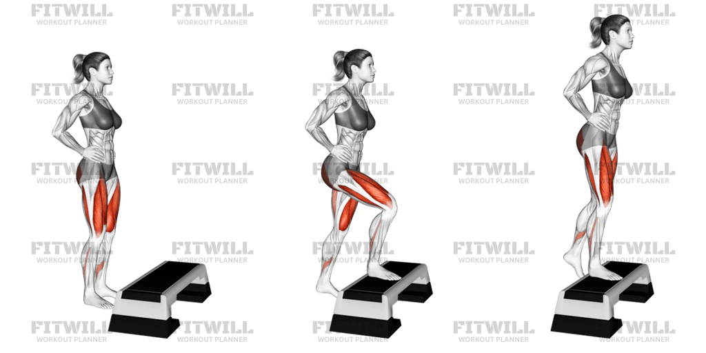 Single Leg Step Up: Exercise Guide, Techniques, Benefits, How to ...