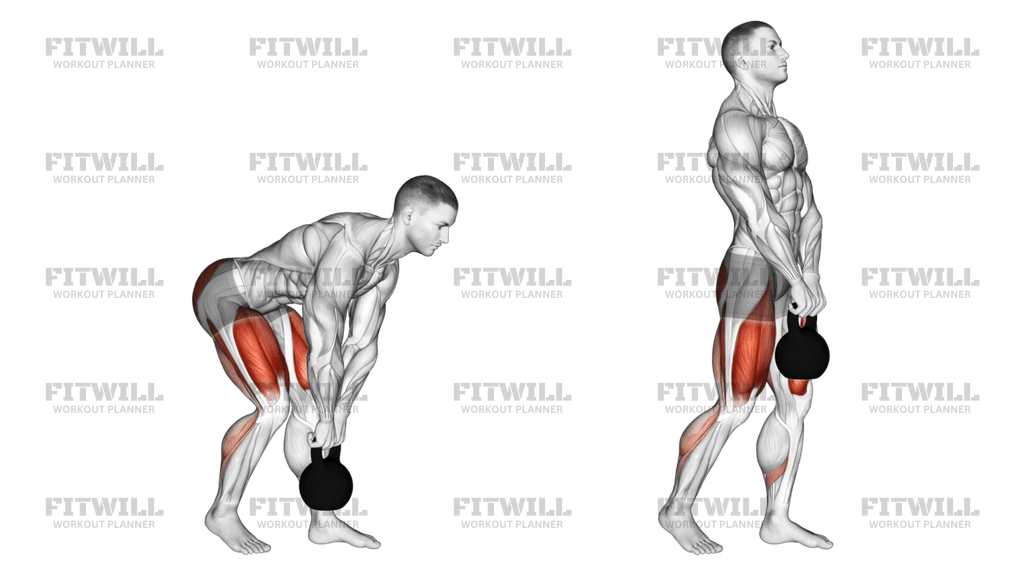 Kettlebell Kickstand One Leg Deadlift: Exercise Guide, Video ...