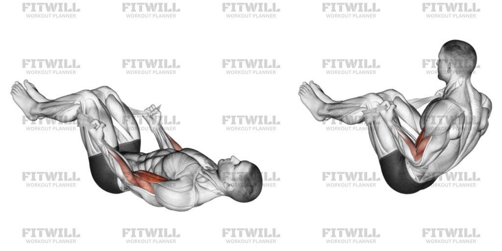 Lying Double Legs Biceps Curl With Towel: Exercise Guide, Video ...