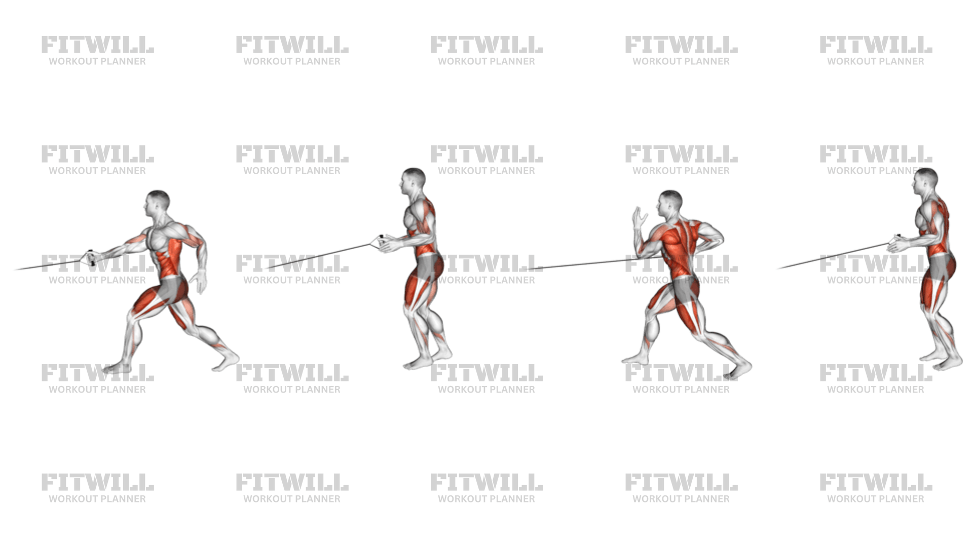 Band Split Jump With Single Arm Row: Exercise Guide, Techniques ...