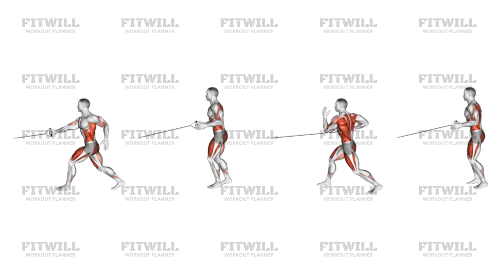Band Split Jump With Single Arm Row: Exercise Guide, Techniques ...