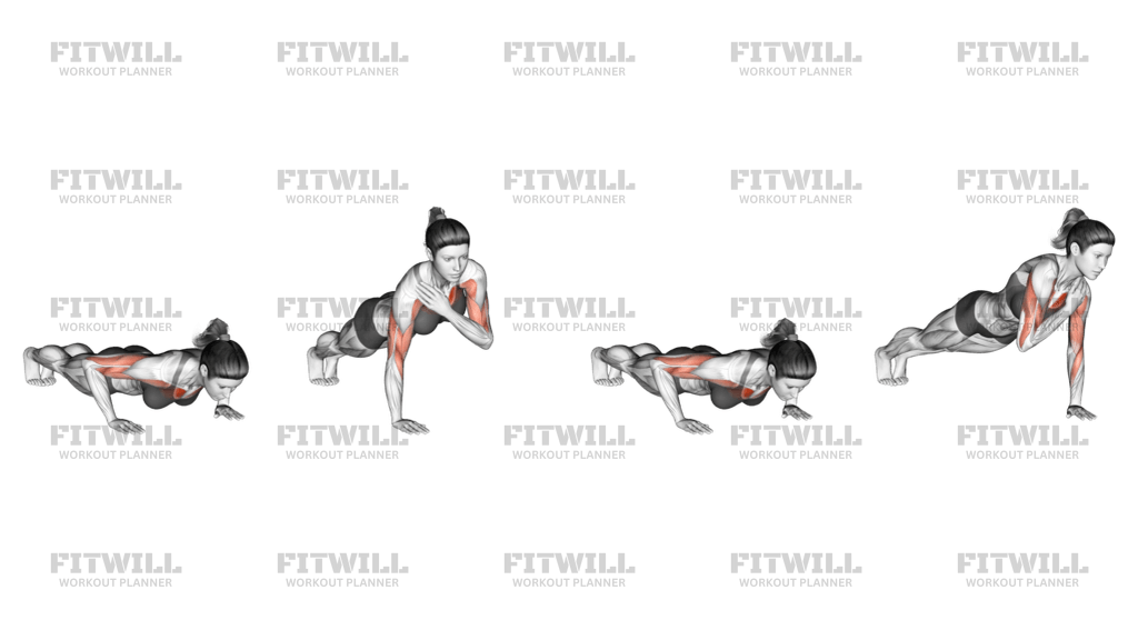 Shoulder Tap Push Up: Exercise Guide, Video, Techniques, Benefits, How ...