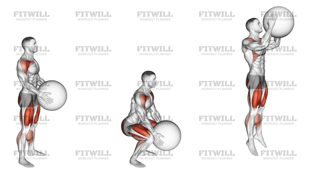 Medicine Ball Squat Jump: Exercise Guide, Techniques, Benefits, How to ...
