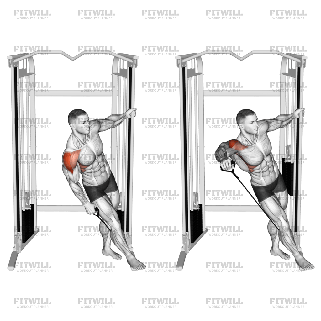 Cable Leaning Lateral Raise: Exercise Guide, Video, Techniques ...