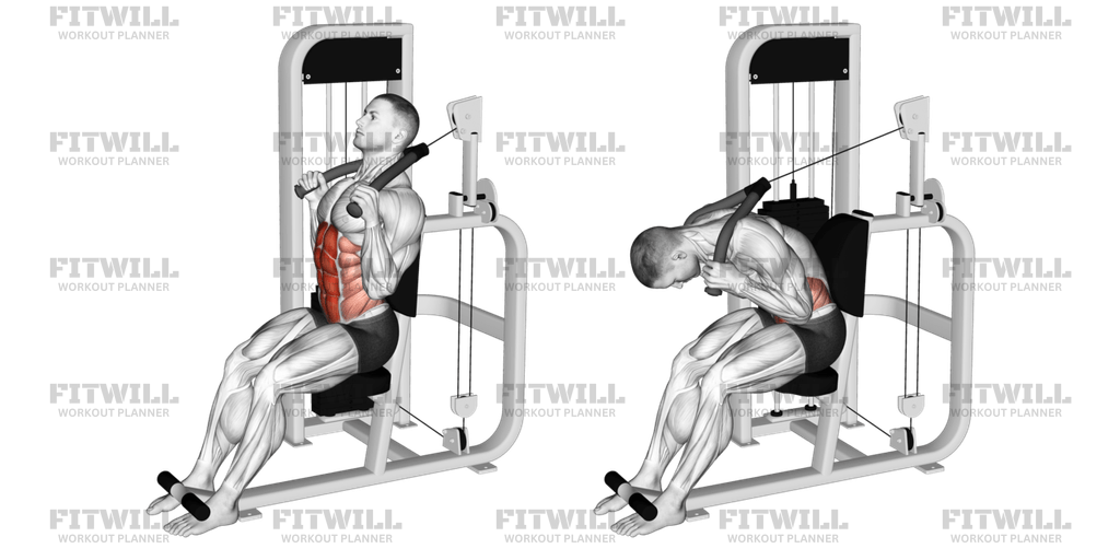 Lever Seated Full Crunch: Exercise Guide, Techniques, Benefits, How to ...