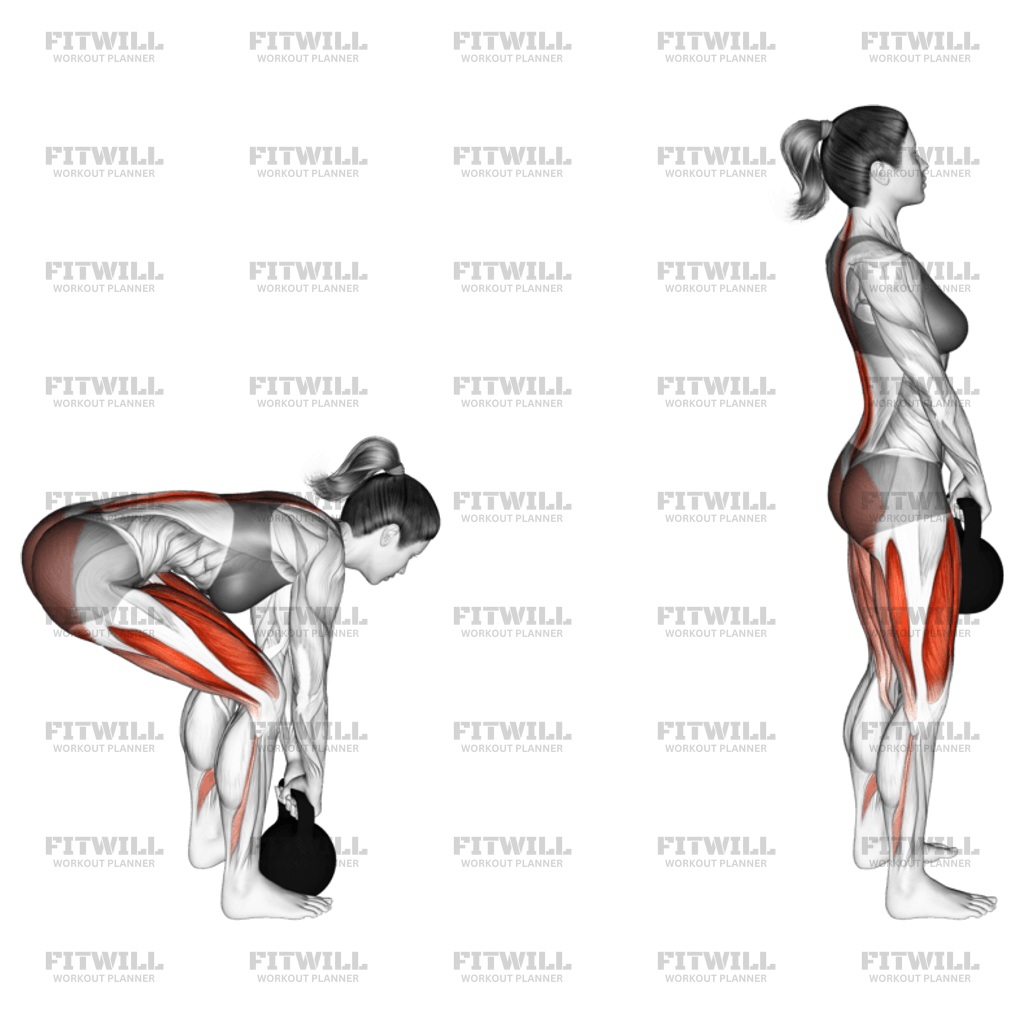 Peso Muerto Con Pesa Rusa: Guía de Ejercicios, Video, Técnicas ...