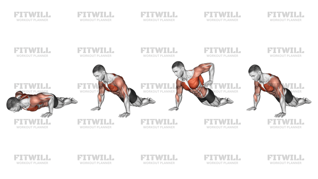 Bodyweight Kneeling Push Up Row: Exercise Guide, Video, Techniques ...