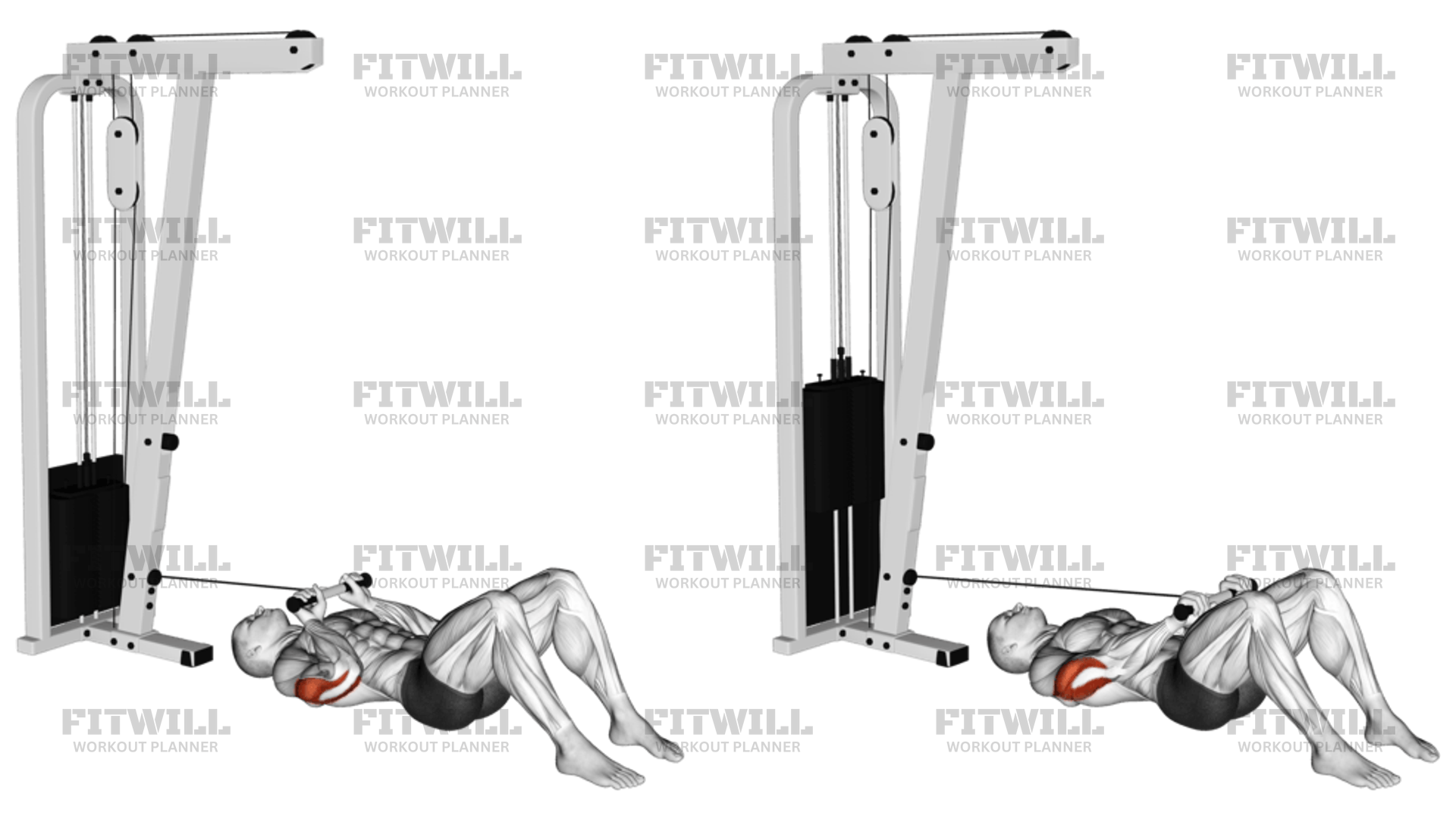 Cable Triceps Pushdown On Floor: Exercise Guide, Video, Techniques ...