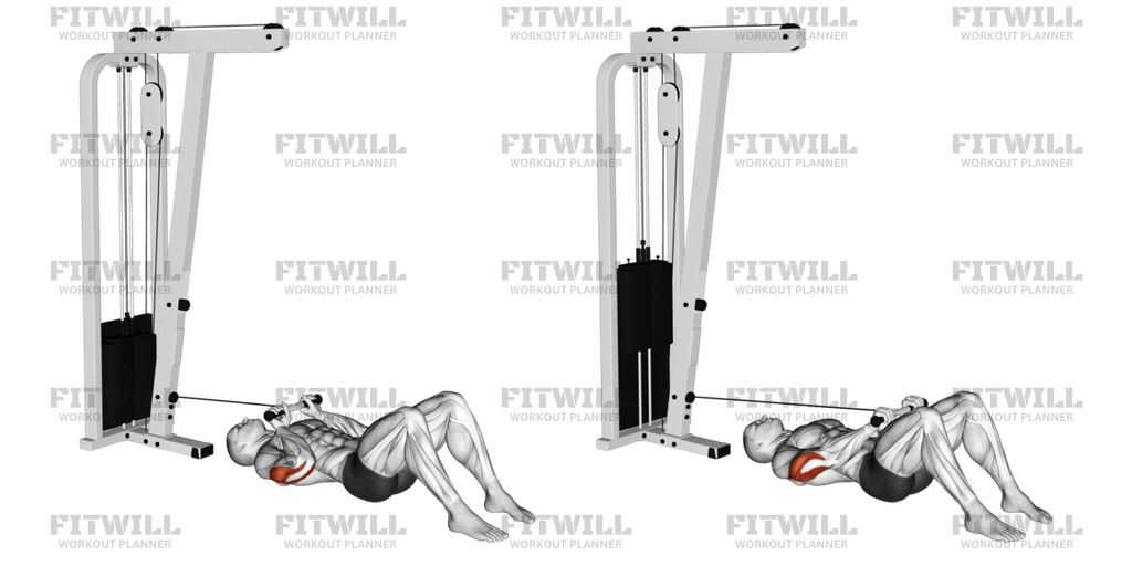 Cable Triceps Pushdown On Floor: Exercise Guide, Video, Techniques ...