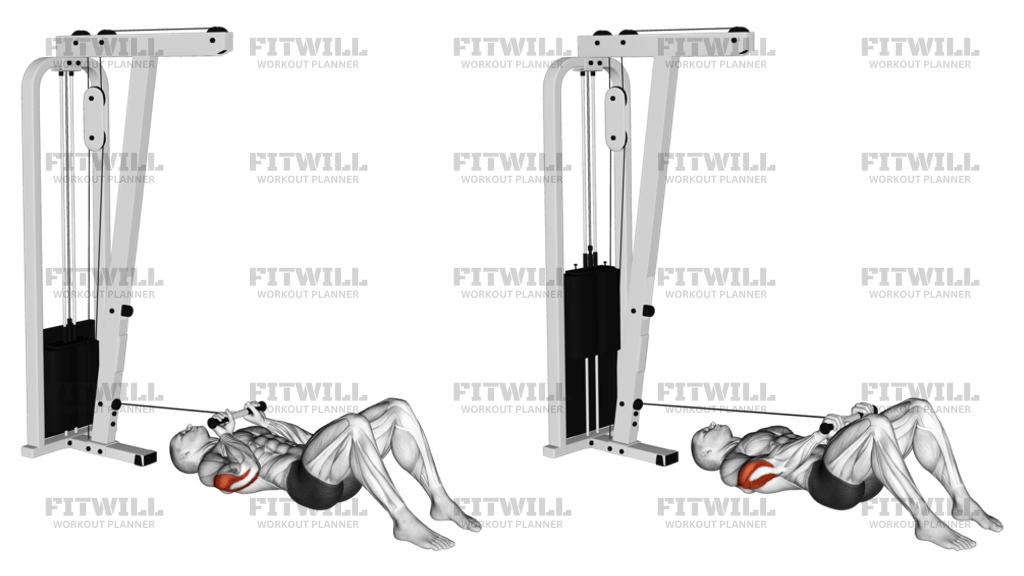 Cable Triceps Pushdown On Floor: Exercise Guide, Video, Techniques, Benefits, How to, Muscles ...