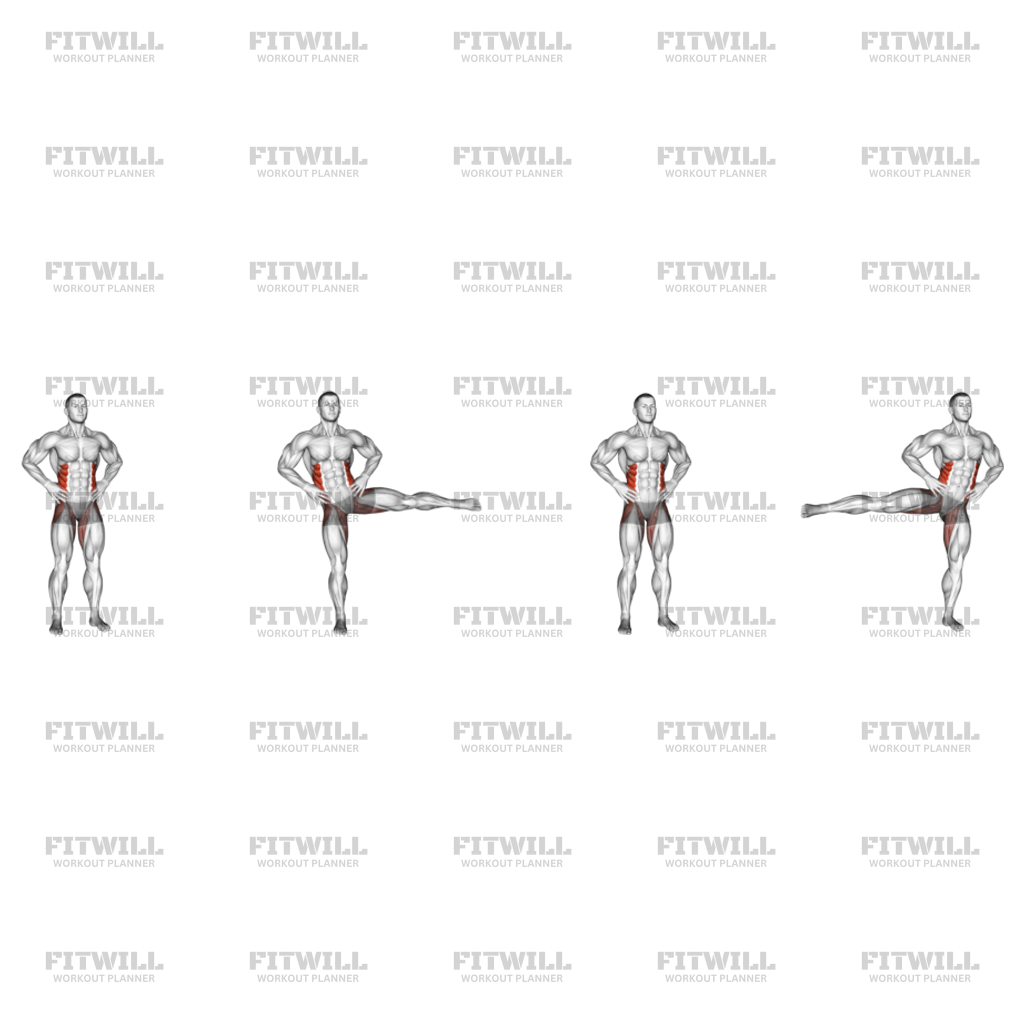 Standing Side Leg Raise: Exercise Guide, Video, Techniques, Benefits ...