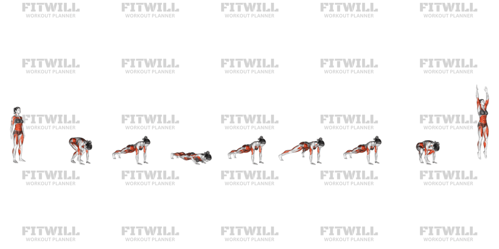 Jack Burpee With Push-Up: Exercise Guide, Techniques, Benefits, How to ...