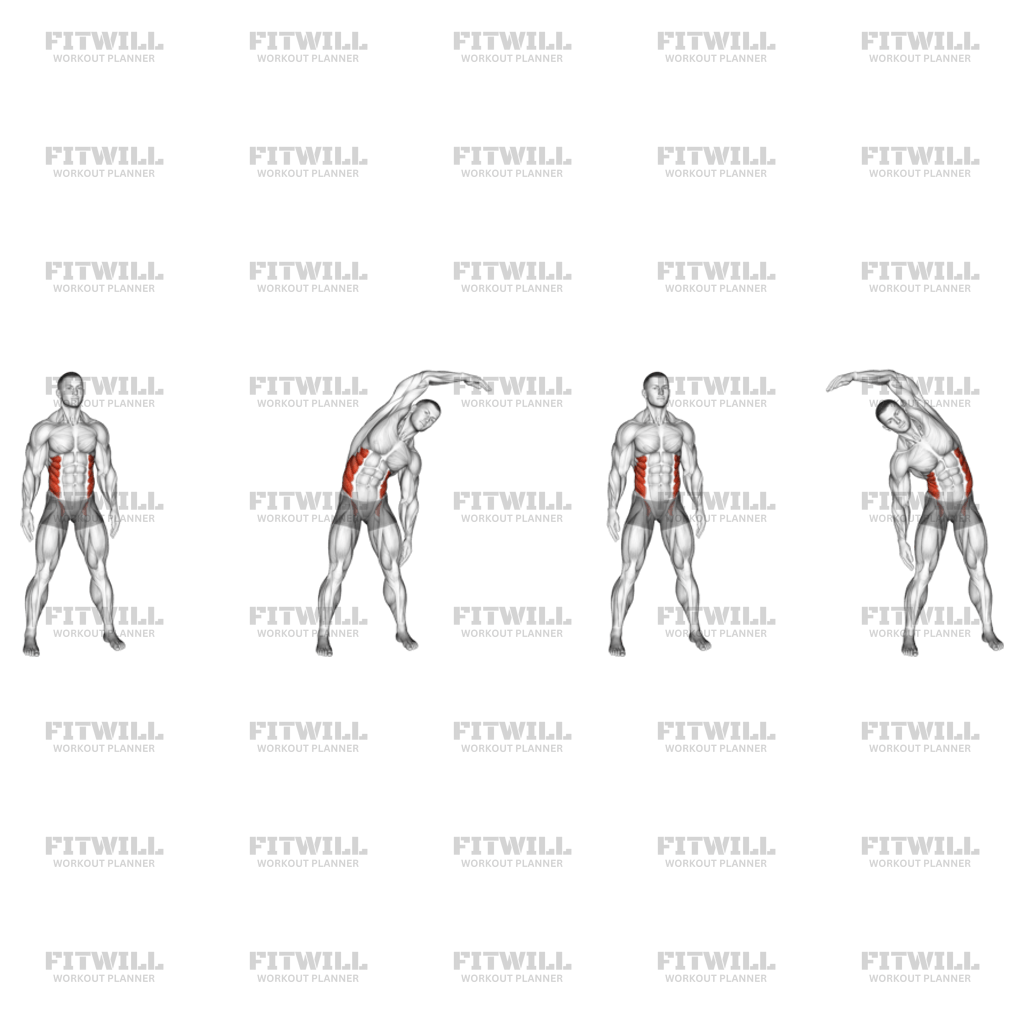 Standing Side Bend (bent Arm): Exercise Guide, Video, Techniques, Benefits, How to, Muscles ...