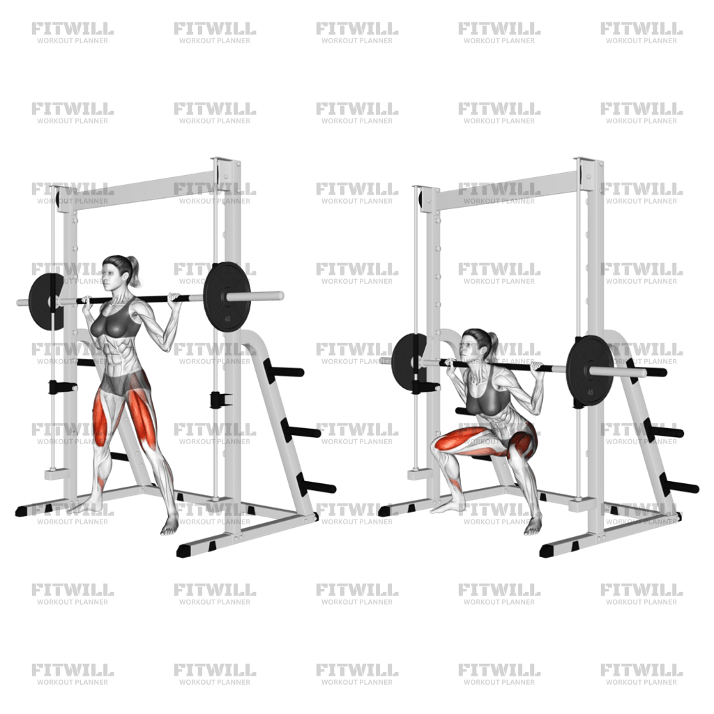 Sentadilla Sumo En Máquina Smith: Guía de Ejercicios, Técnicas ...