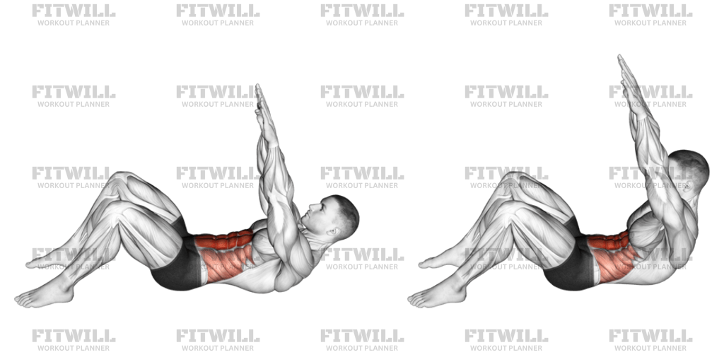 Long Arm Crunch: Exercise Guide, Video, Techniques, Benefits, How to ...