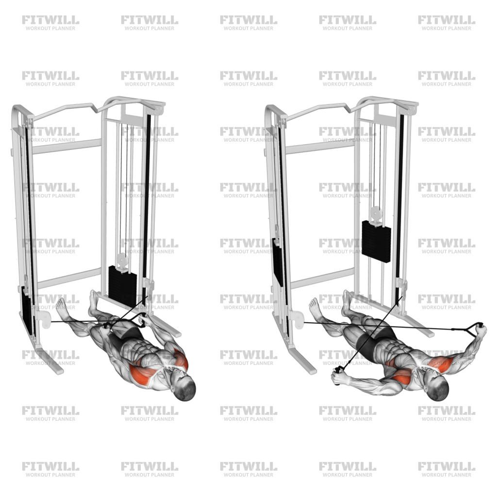 Cable Lying Cross Lateral Raise: Exercise Guide, Techniques, Benefits ...