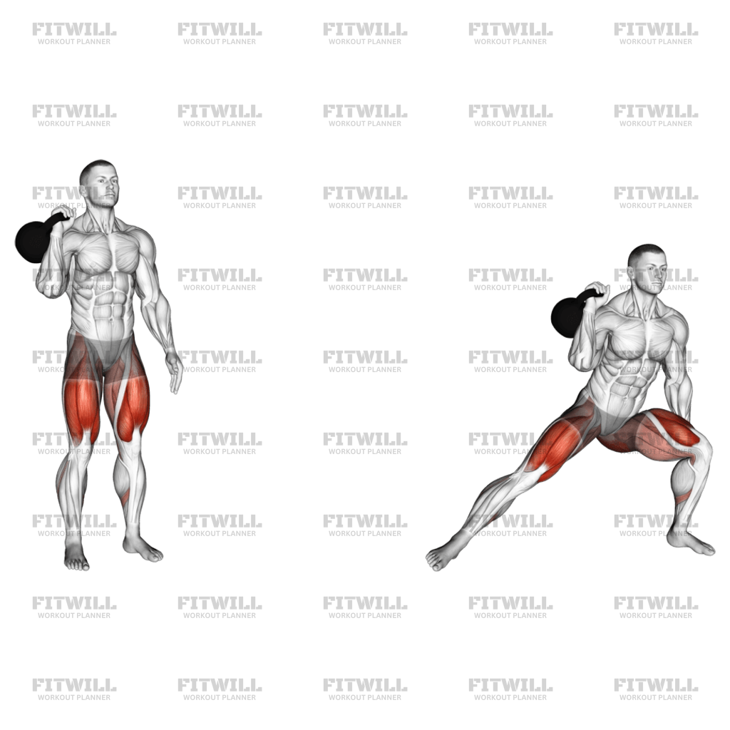 Kettlebell Lateral Lunge: Exercise Guide, Video, Techniques, Benefits ...