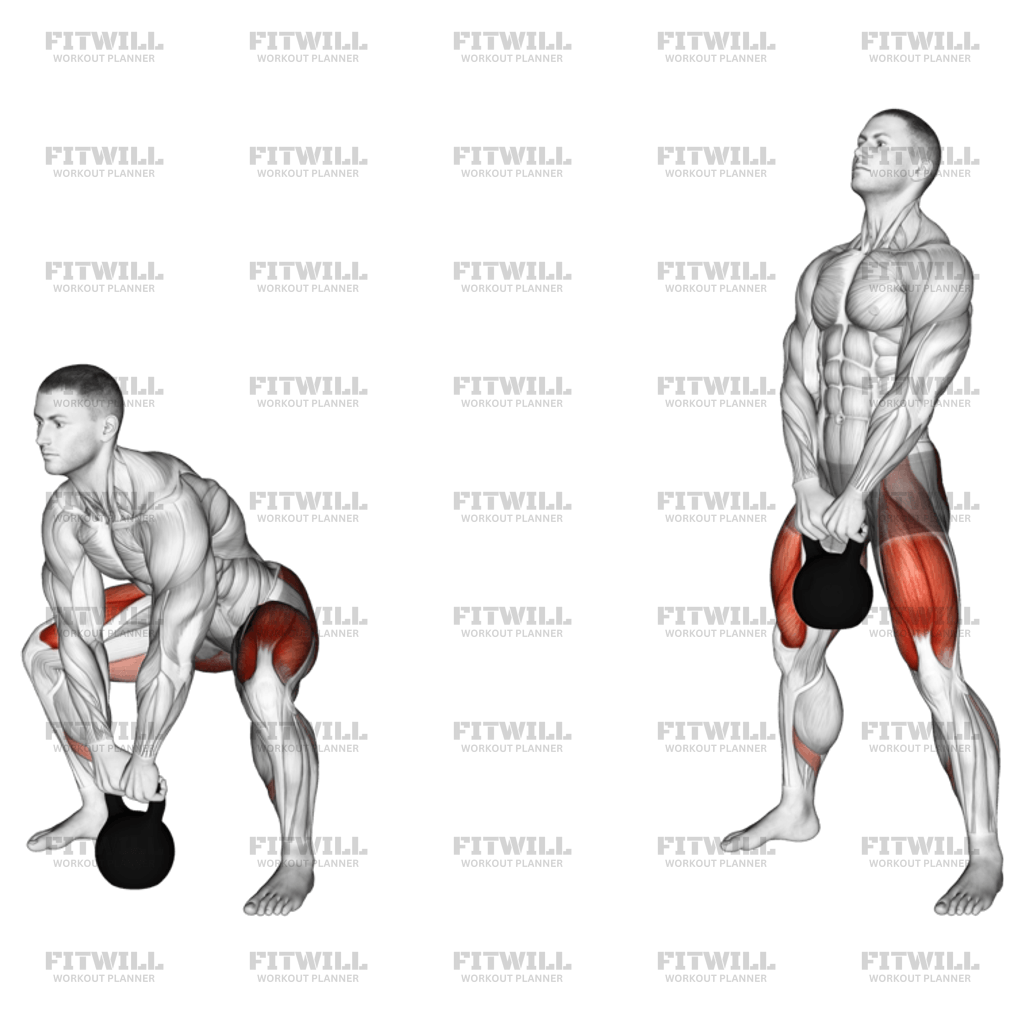 Peso Muerto Sumo Con Kettlebell: Video de Ejercicio | Fitwill