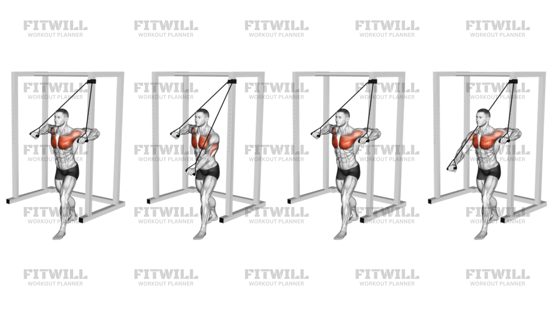 Band Low Alternate Chest Press: Exercise Guide, Video, Techniques ...