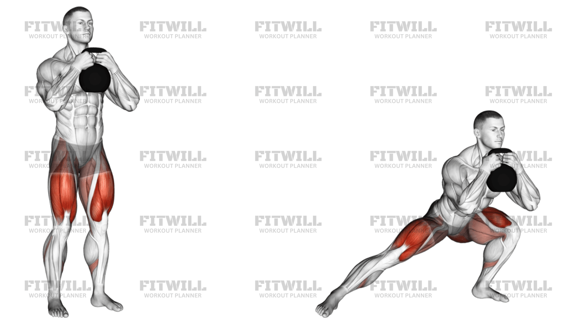 Kettlebell Side Lunge: Exercise Guide, Video, Techniques, Benefits, How ...