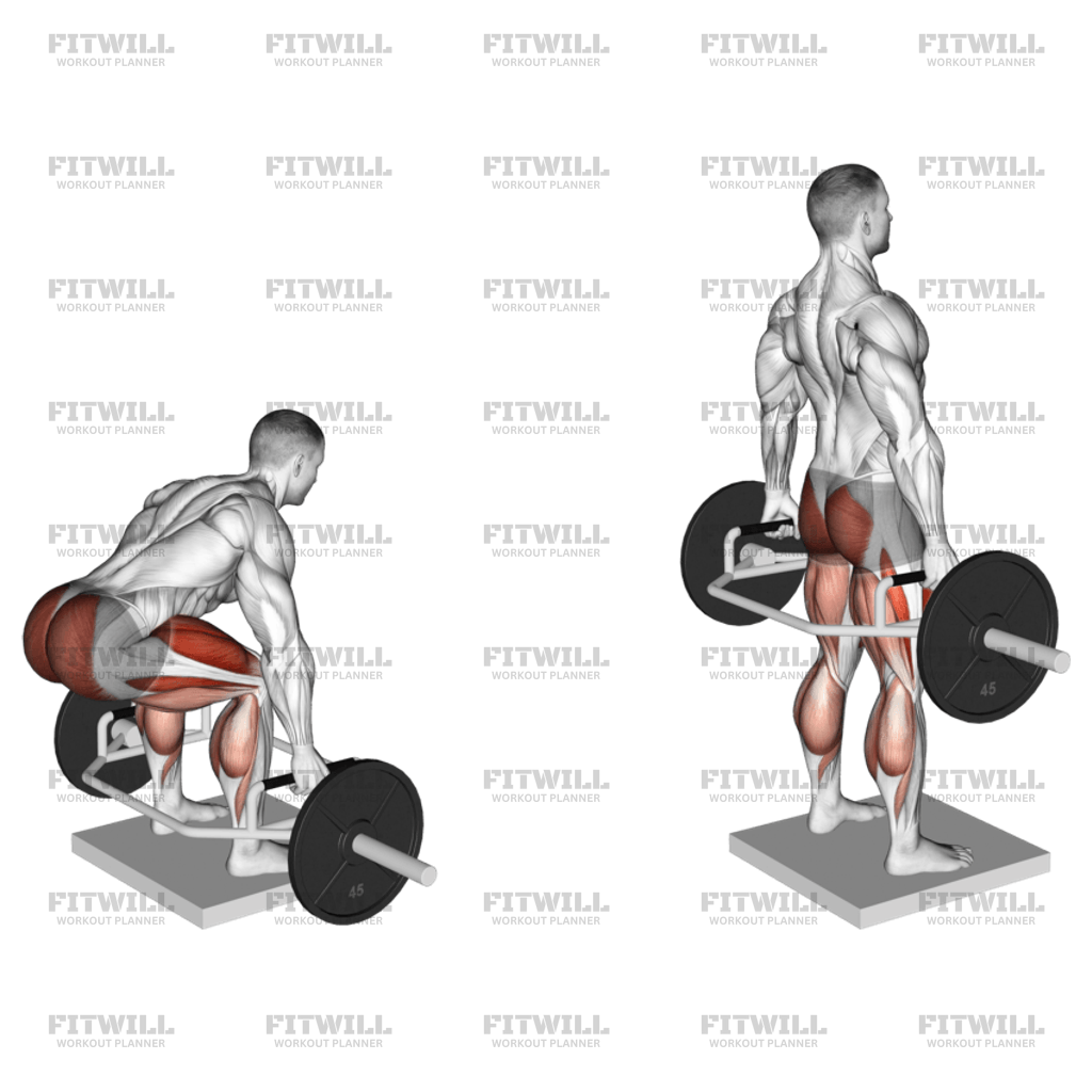 Trap Bar Deadlift From Deficit: Exercise Guide, Techniques, Benefits ...