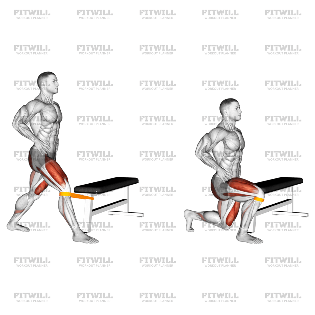 Resistance Band Adduction Split Squat: Exercise Guide, Techniques ...