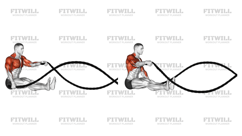 Battling Ropes Seated: Exercise Guide, Video, Techniques, Benefits, How ...