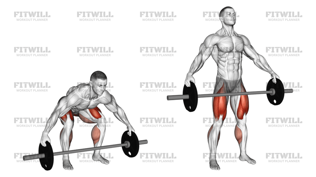 Barbell Reeves Deadlift: Exercise Guide, Video, Techniques, Benefits ...