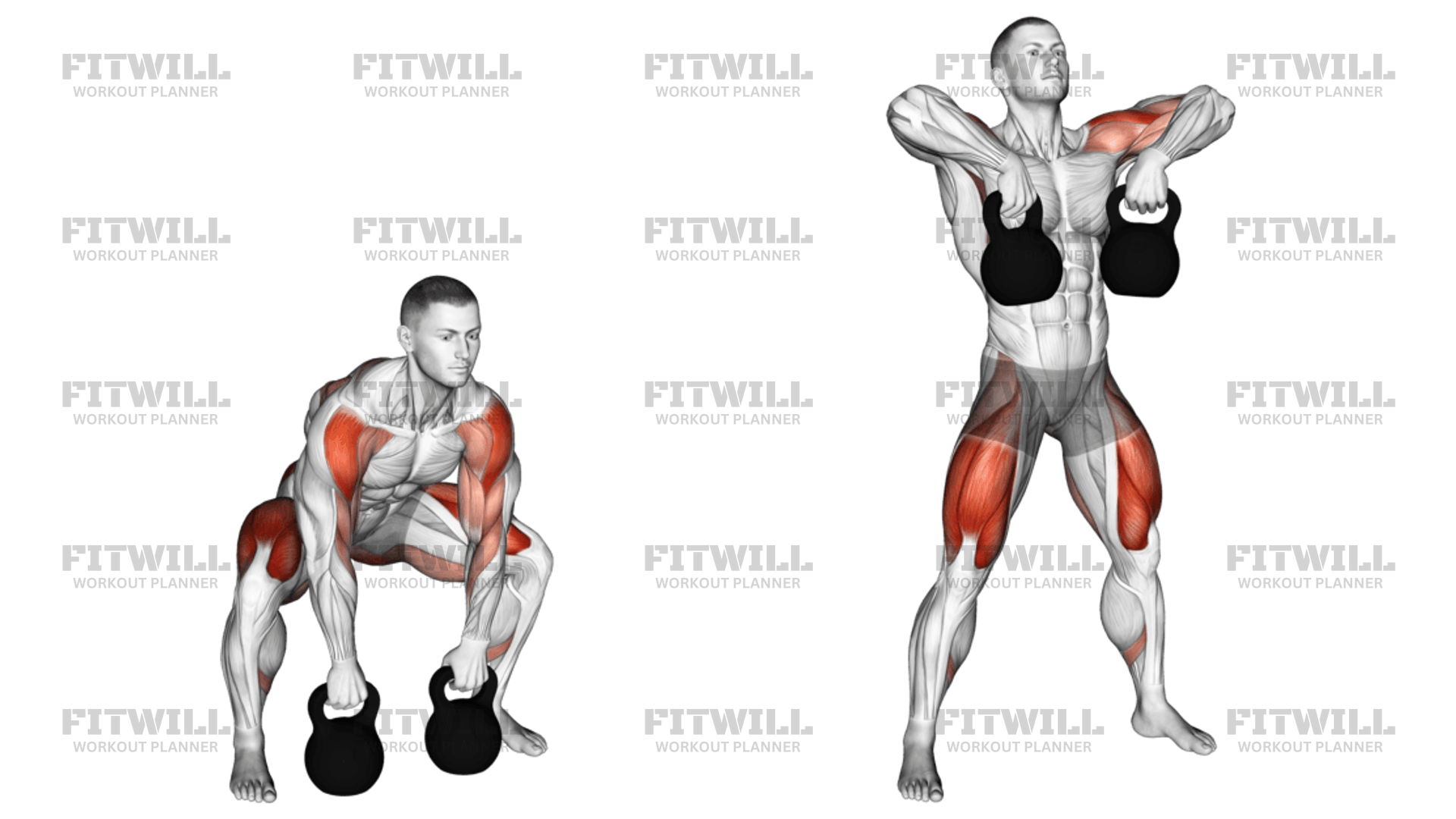 Kettlebell Sumo Deadlift With High Pull: Exercise Guide, Video ...