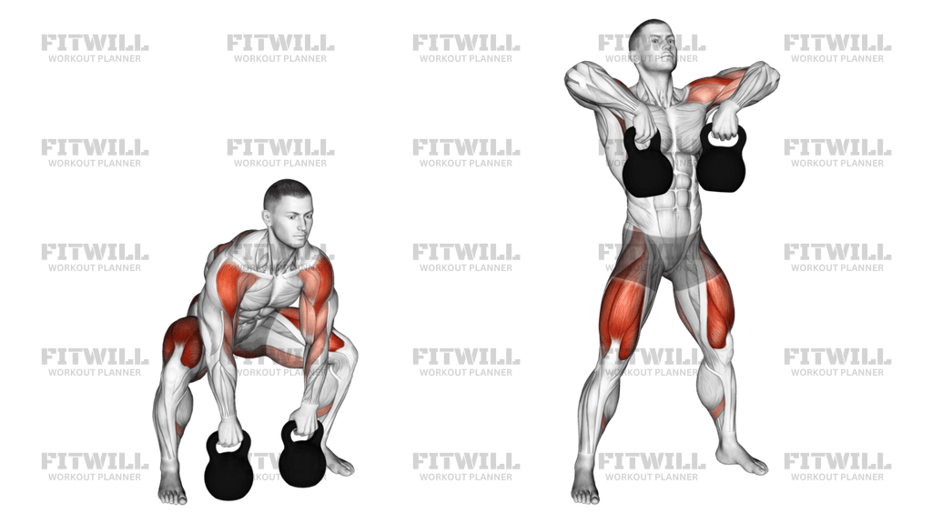 Kettlebell Sumo Deadlift With High Pull: Exercise Guide, Video ...