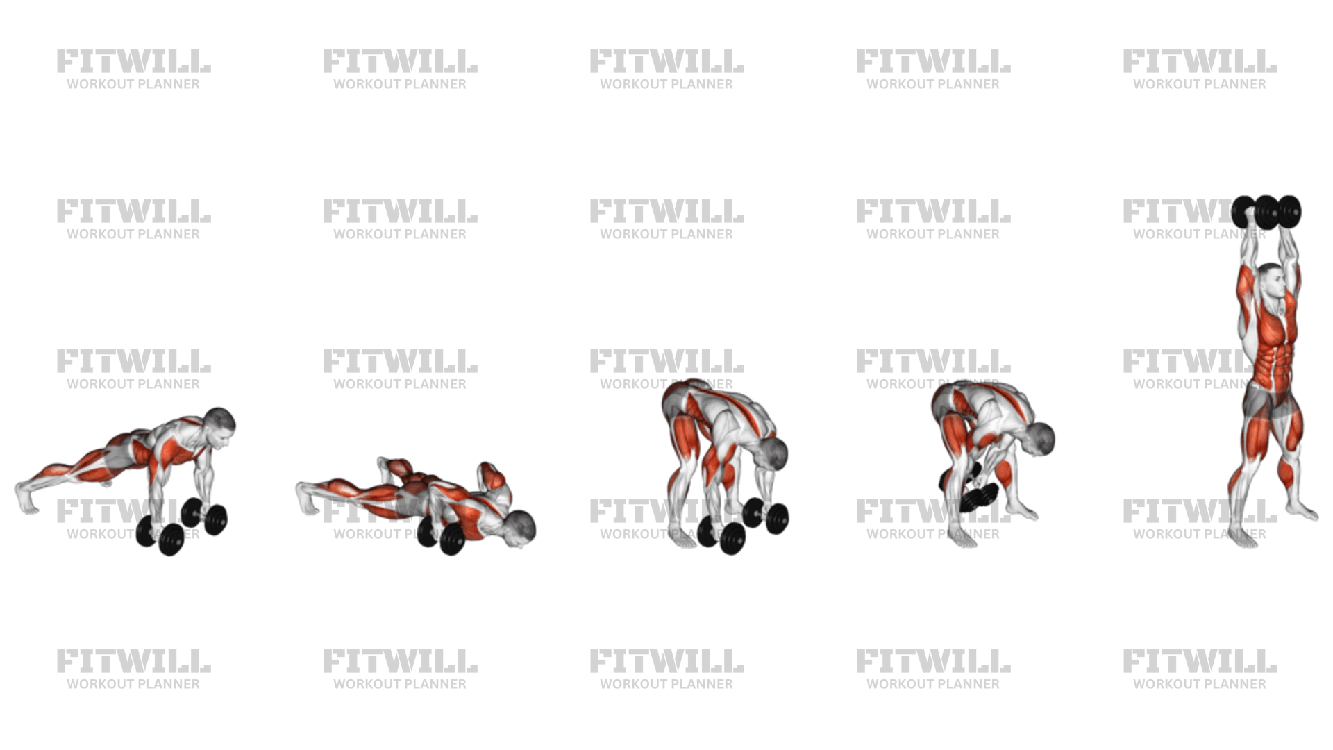 Dumbbell Devils Press: Guide, Techniques, Benefits, How to, Muscles ...