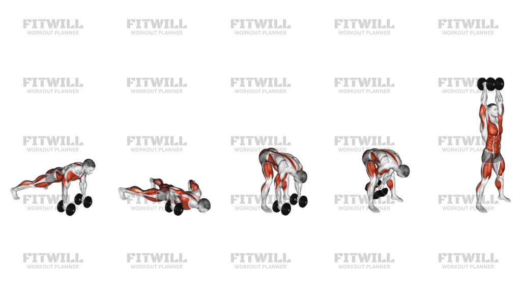 Dumbbell Devils Press: Exercise Guide, Video, Techniques, Benefits, How ...