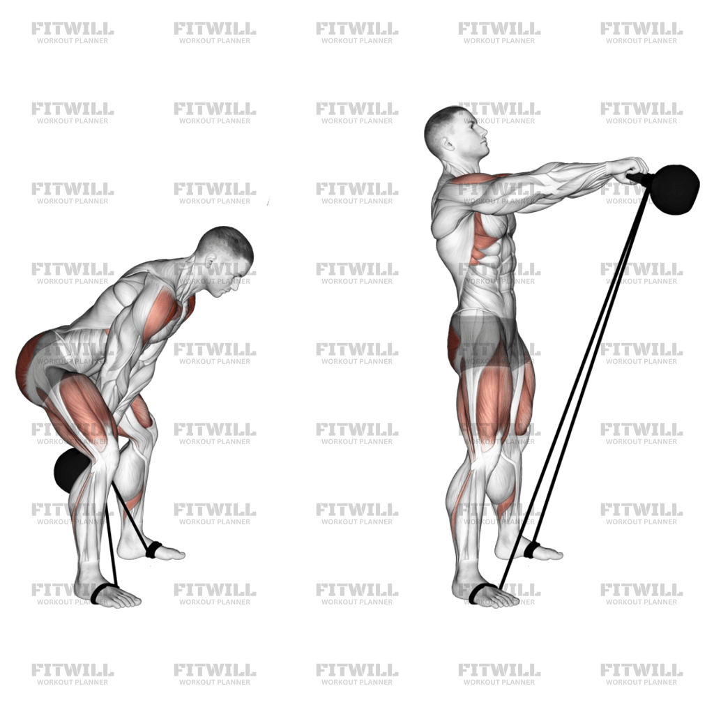 Kettlebell Banded Swing: Exercise Guide, Techniques, Benefits, How to ...