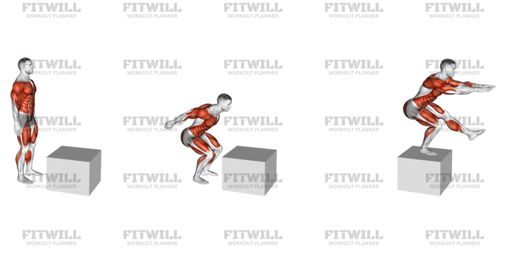 Jump Pistol Squat Box: Exercise Guide, Techniques, Benefits, How to ...
