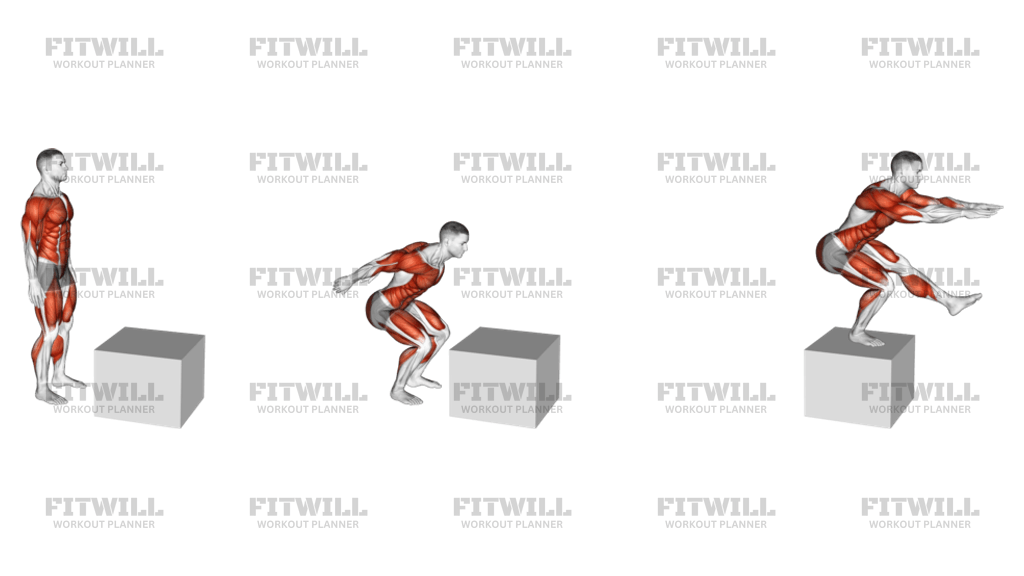 Jump Pistol Squat Box: Exercise Guide, Techniques, Benefits, How to ...